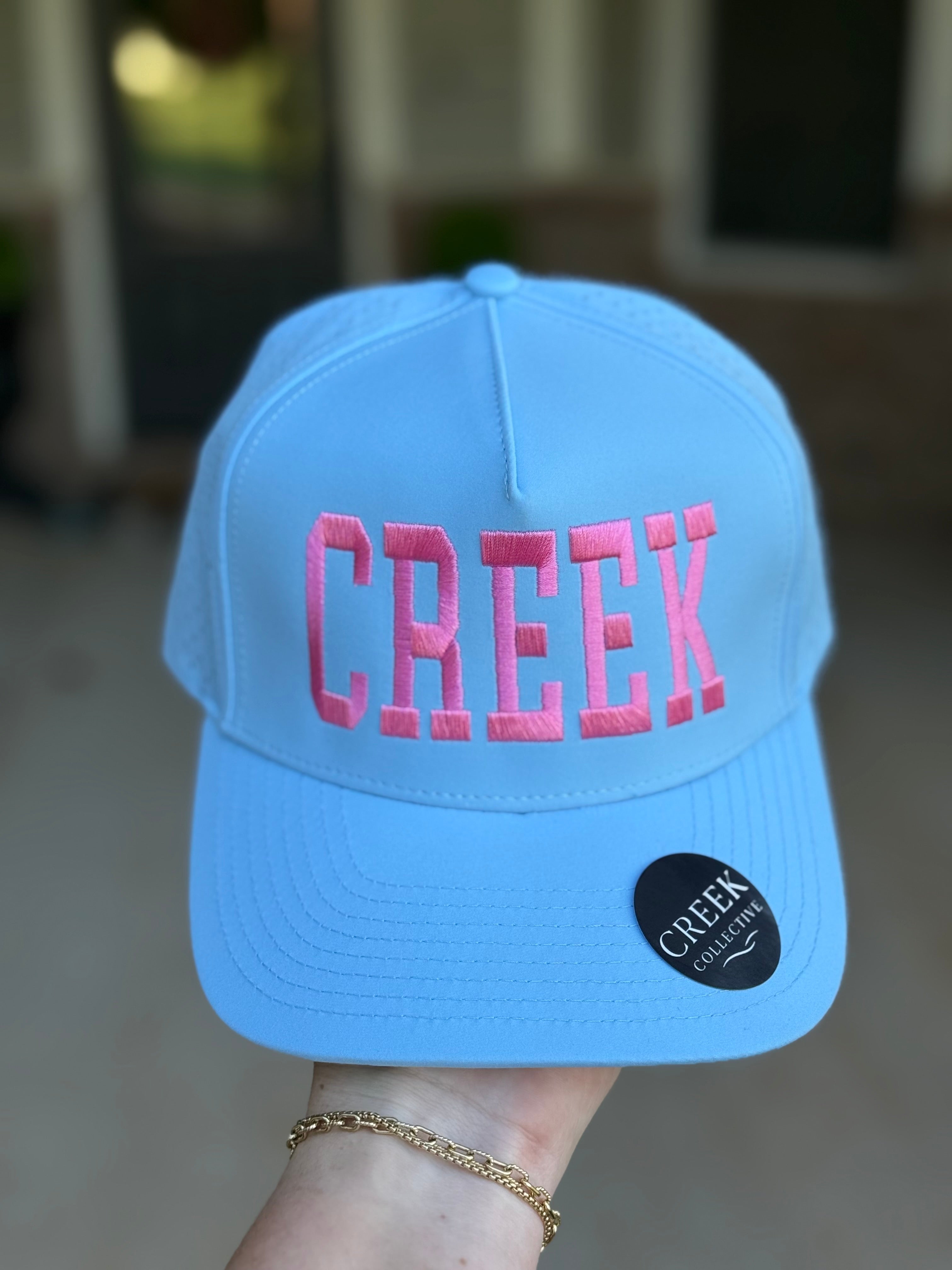 ANTLER & CREEK - SKY BLUE 5 PANEL DRYFIT SNAPBACK – Creek Collective